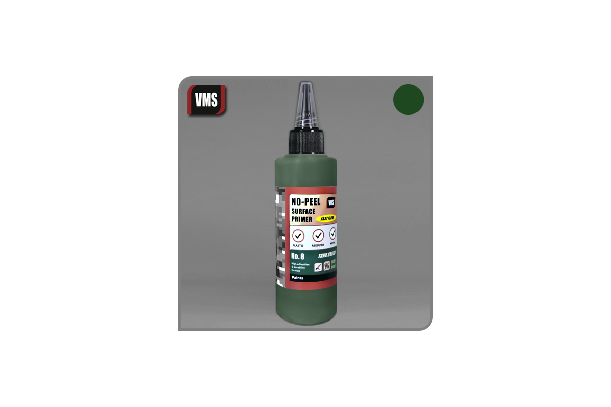 VMS No-Peel Surface Primer No. 08 Tank Green – Coastline Hobbies LLC